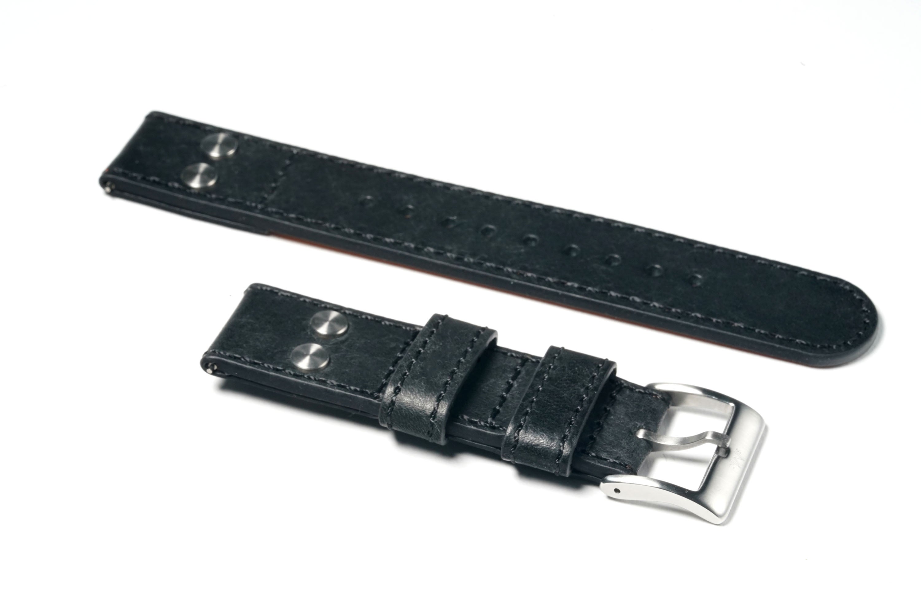 Black Pilot Maya Leather Strap – Strap Mill Canada