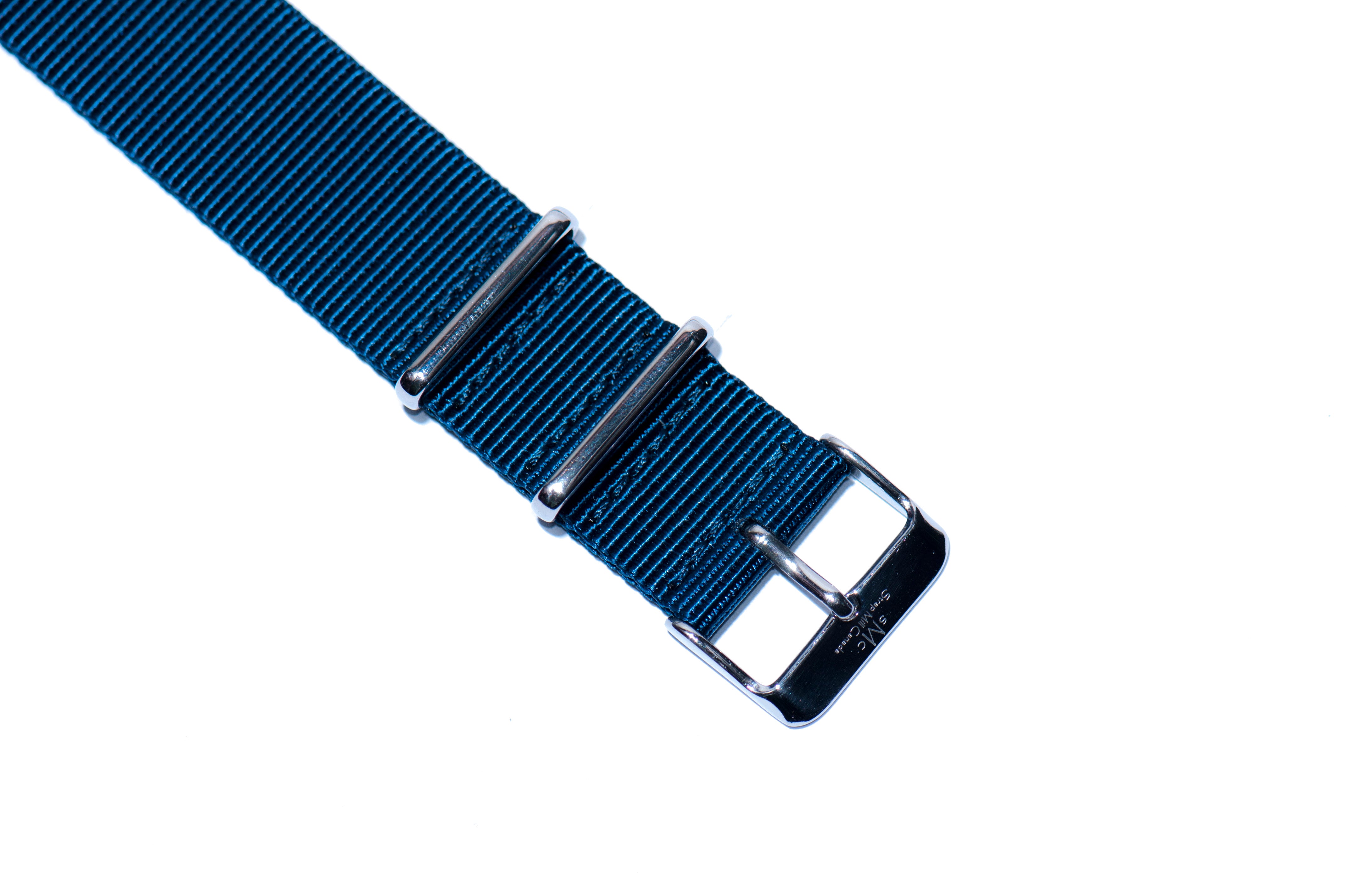22mm Ocean Blue Nylon Watch Strap – Strap Mill Canada